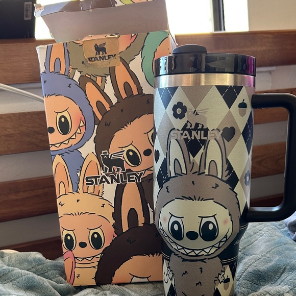 Stanley | Kitchen | Stanley Cartoon Character Tumbler With Black And ...